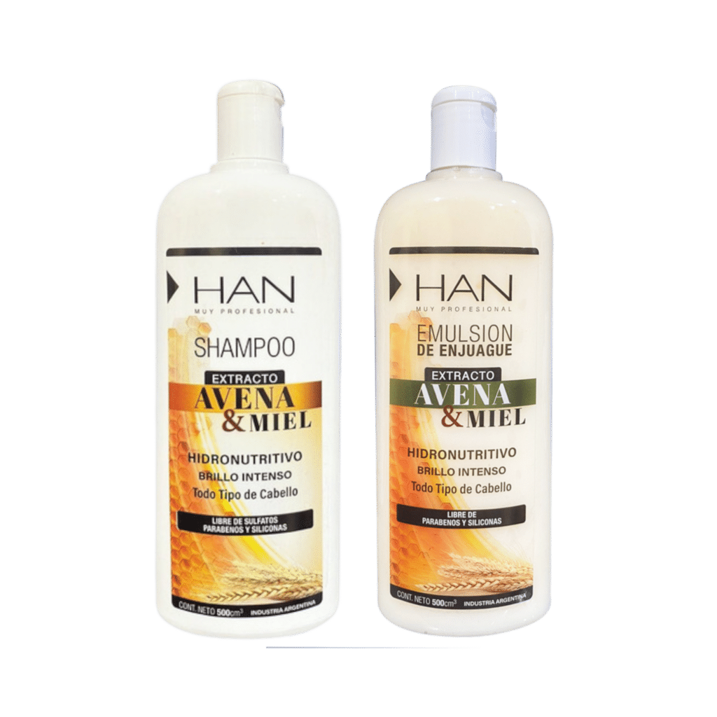 Han Kit Shampoo Y Acondicionador Avena Y Miel - 1001 Bellezas