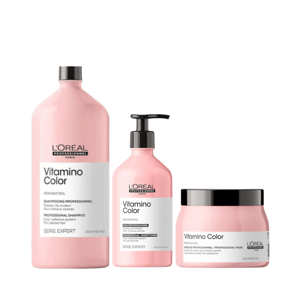Kit Vitamino Color Shampoo, Acondicionador Y Mascara SERIE EXPERT ...
