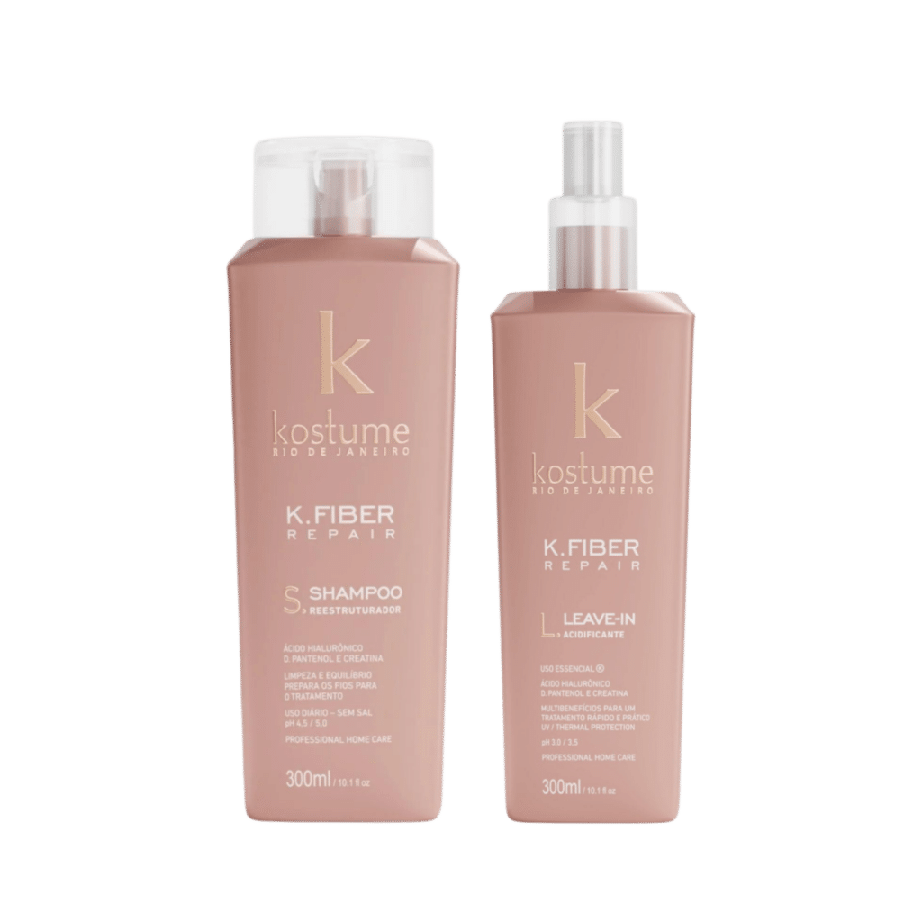 Kit Shampoo Y Leave In Reestructurador K-Fiber Kostume X 300ml. - 1001 ...